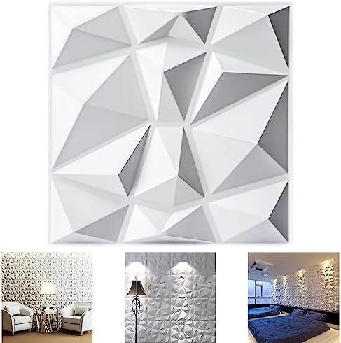 Mylindde Decorative 3D Wall Panels in Diamond Design, 3D Wall Panels ...