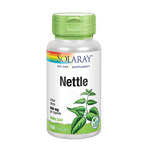 SOLARAY Nettle Leaf 900 mg, Vegan Supplement for Urinary Health and ...