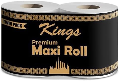 KINGS PACK 2-Ply Premium Maxi Roll Twin Pack 500 GRM Each, Diamond ...