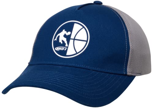 AND1 Men's Baseball Cap - Classic Basketball Flat Brim Hat, Size Small ...