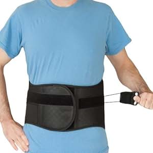 Amazon.com: LSO Lumbar Back Brace with Pulley System Spine Compression ...