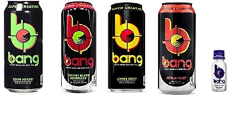 VPX Bang Energy Drink Variety -Sour Heads, Cherry Blade Lemonade ...