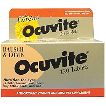 Amazon.com: Ocuvite with Lutein 120 Tabs: Health & Personal Care