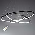 LightInTheBox Dimmable 90W Pendant Light Modern Design LED Three Rings ...