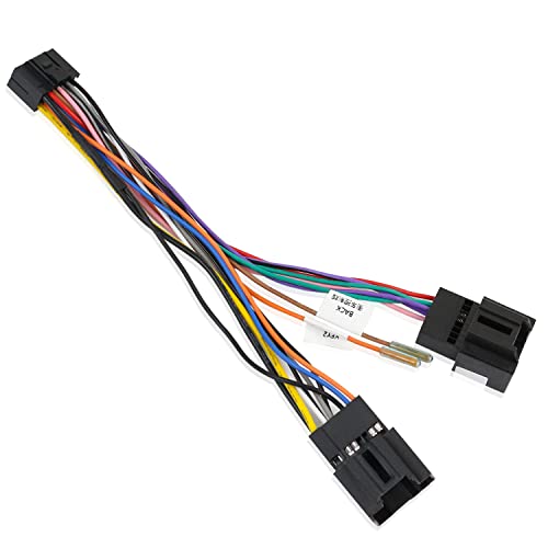 Fiegromech Aftermarket Car Radio Stereo Wiring Harness Adapter 16 Pin ...