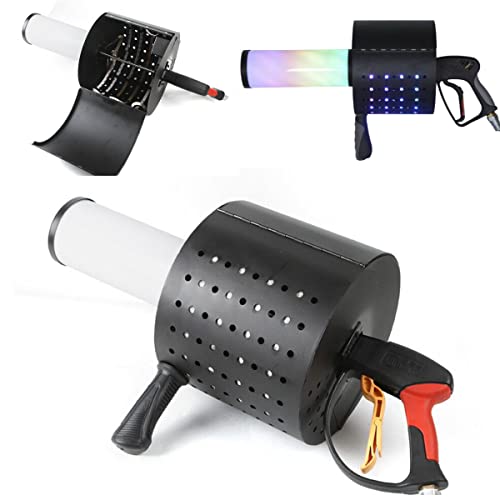 20W CO2 Cannon Confetti Machine Confetti Gun Handheld 7 Colors LED ...
