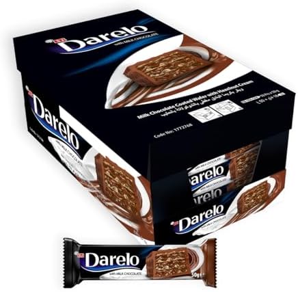 ETI Darelo Wafer With Milk Chocolate & Cream 50 G, 18 Pcs Pack price in ...