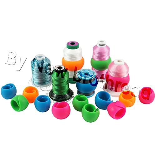 New brothread 20pcs Thread Spool Savers - Prevent Thread Tails from ...