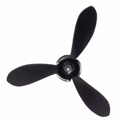 Black 3 Blade Model Airplane Propeller Aeroplanes Aircraft