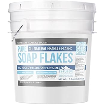 Amazon.com: Pure Soap Flakes (1 Gallon (5 lbs)) by Earthborn Elements ...