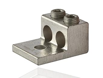 Dual Rated Mechanical Connector, Double Lug, 600 MCM-2 AWG Wire Range ...