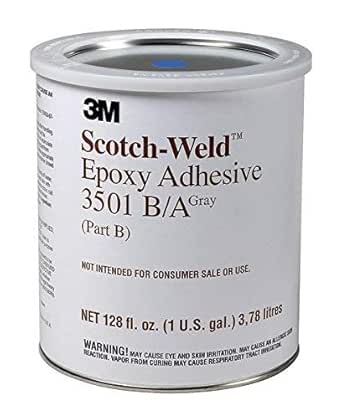 3M Scotch-Weld 3501 White Two-Part Epoxy Adhesive - White, Base ...
