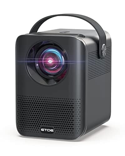 4K Supported Mini Projector, 5G WiFi Bluetooth Projector, ETOE Native ...