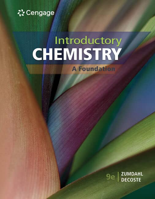 Introductory Chemistry: A Foundation: Zumdahl, Steven S., DeCoste ...