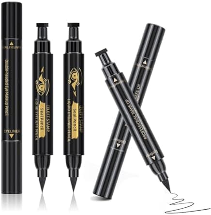Azonee Eyeliner Stamp, 4 Pcs Winged Eyeliner Stamp, Left & Right Winged ...