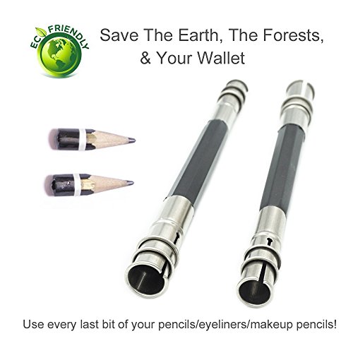 FoRapid Adjustable Dual Head Pencil Extender Holder Pencil Lengthener ...