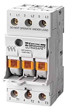 Amazon.com: Fuse Block, Midget and CC Class, 30A, 3 Pol: Industrial ...