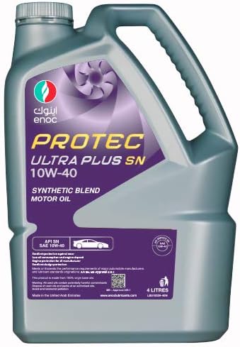 Enoc Protec Ultra Plus SN 10W-40 Engine Oil - 4 Liter: Buy Online at ...