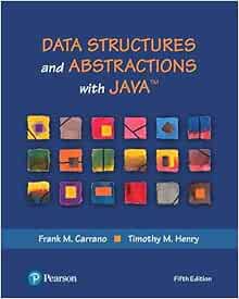 Data Structures and Abstractions with Java (What's New in Computer Science): Carrano, Frank ...