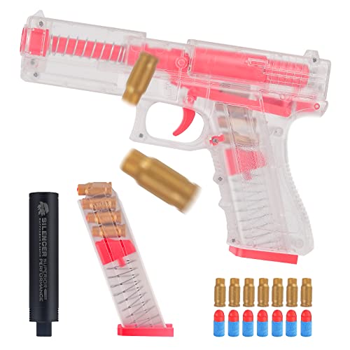 Awsoo Soft Bullet Toy Gun with Shell Ejecting Air Soft Bullet Pistol ...