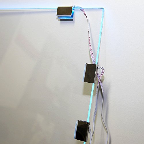 Купить RGB LED Glass Edge Lighting Kit: 4pcs RGB LED Glass Shelf Lights ...