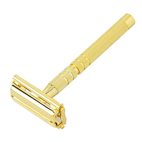 Pearl Shaving Double Edge Butterfly Safety Razor LS-01 (Gold): Amazon ...
