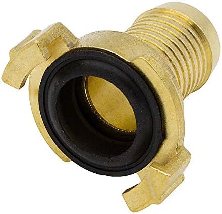 Variosan Plain Brass Quick Hose Connector, Nozzle, Untreated Brass ...