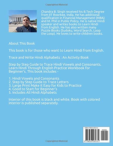 Mua Trace and Write Hindi Alphabets - An Activity Book: Step by Step ...