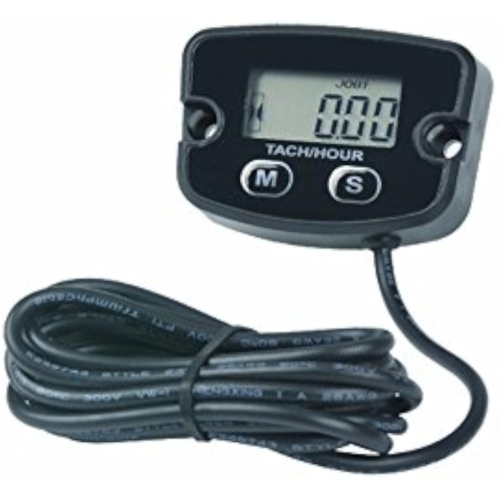 RL HM020R Digital Inductive Tachometer Record RPM Hour Meter For rl-hm020r-digital-inductive-tachometer-record-rpm-hour-meter-for