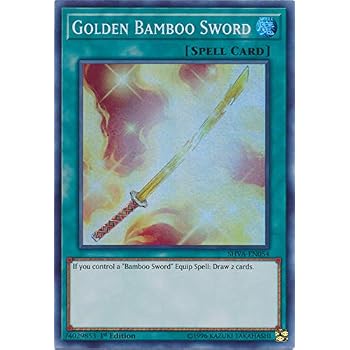 Amazon.com: Yu-Gi-Oh! - Cursed Bamboo Sword (NECH-EN068) - The New ...