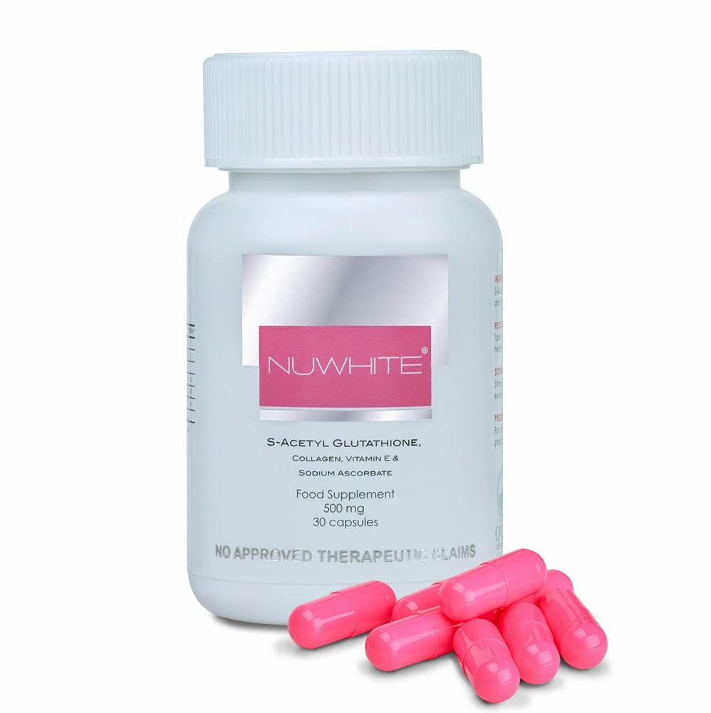 Mua NuWhite Nu White S-Acetyl Glutathione New Improved Formula Skin Whitening 30 Capsules trên ...