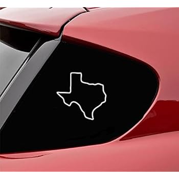Amazon.com: MAGNET Texas SHAPED Texas Flag Magnetic Sticker (bumper tx ...