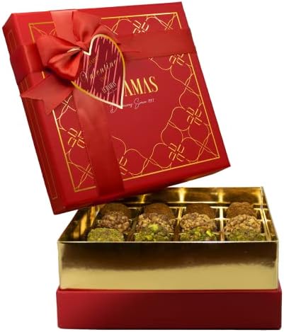 LE DAMAS Mix Baklava Premium Valentines Gift Box 200g - 30 PS Assorted ...