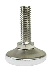 Amazon.com: 5/16"-18 Furniture Leg Levelers Adjustable White Nylon ...