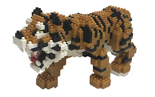 nanoblock Deluxe Bengal Tiger Building Kit, Orange | Pricepulse