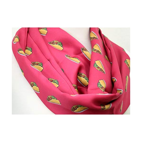 Taco gift infinity scarf For Taco Tuesdays taco lover gift for her by ...