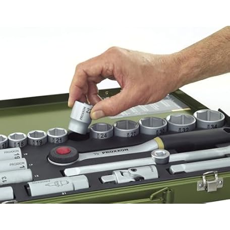 Mua Proxxon 23112 Ratchet / Socket Spanner Inserts / Super Compact Set with Ratchet, Deep Socket ...