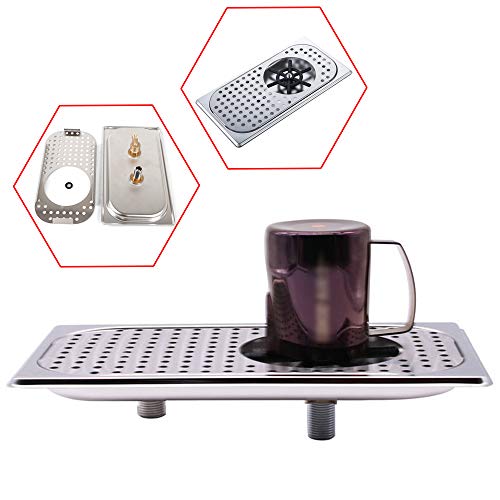 Cup Rinser, Bar Glass Cleaning Rinser with Side Spray, Drain and Drip ...