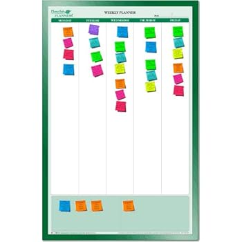 Amazon.com : Sticky-Note Weekly Task and Goal Planner 24 in. x 38 in ...