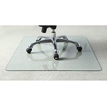 Amazon.com : myGlassMat 36 X 48-Inch Tempered Glass Chair Mat for ...