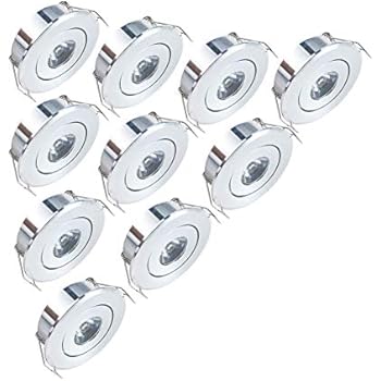 LE Pack of 5 units 1.5-Inch LED Under Cabinet Lighting, 10W Halogen ...
