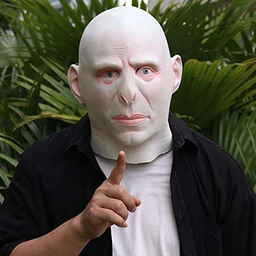 Bulex Voldemort Mask Witcher Latex Full Head Mask Halloween Cosplay ...