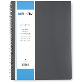 Amazon.com: Blue Sky Notes Professional Notebook, Flexible Cover, Twin ...