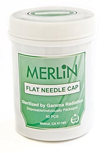 BioTouch Permanent Makeup MERLIN Machine FLAT NEEDLE CAPS 50 Pieces in ...