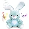 Musical Bunny Stuffed Animal - Interactive Soft Plush Peekaboo Bunny ...