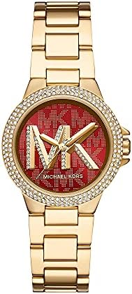 Michael Kors Women's Camille Quartz Watch with Stainless Steel Strap ...