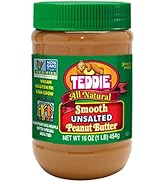Amazon.com : Teddie All Natural Peanut Butter, Smooth, 26-Ounce Jar ...