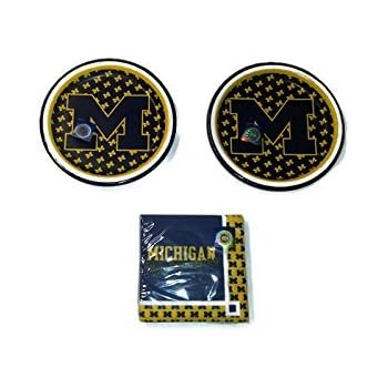 Amazon.com: Michigan Wolverines Party Bundle Lunch Napkins (60 ...