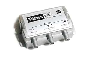 Televes 745210 - Mezclador matv-fi 2e/1s-f dc: Amazon.es: Electrónica