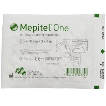 Mepitel One Wound Contact Layer Dressing, 15 x 13 cm: Amazon.co.uk ...